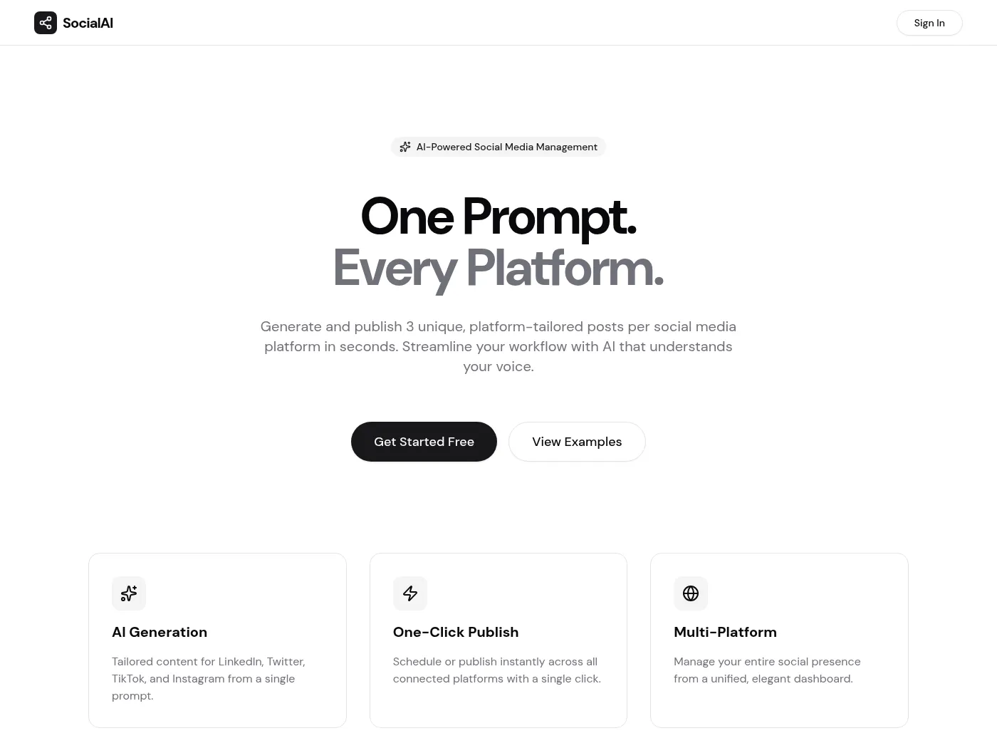 AI Social Publisher