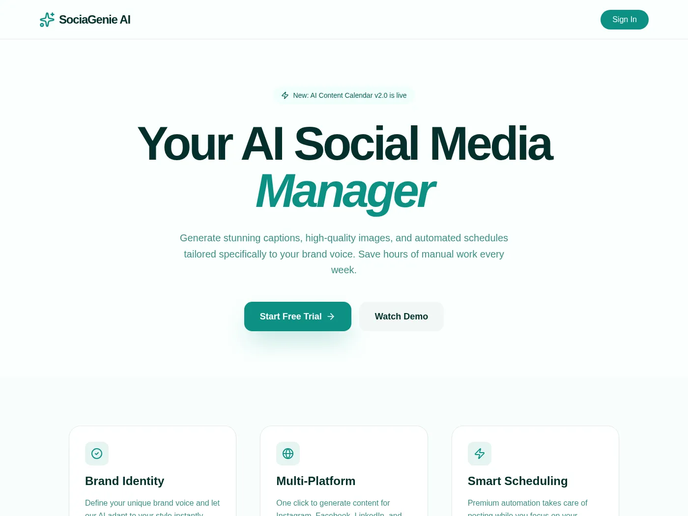 SociaGenie AI