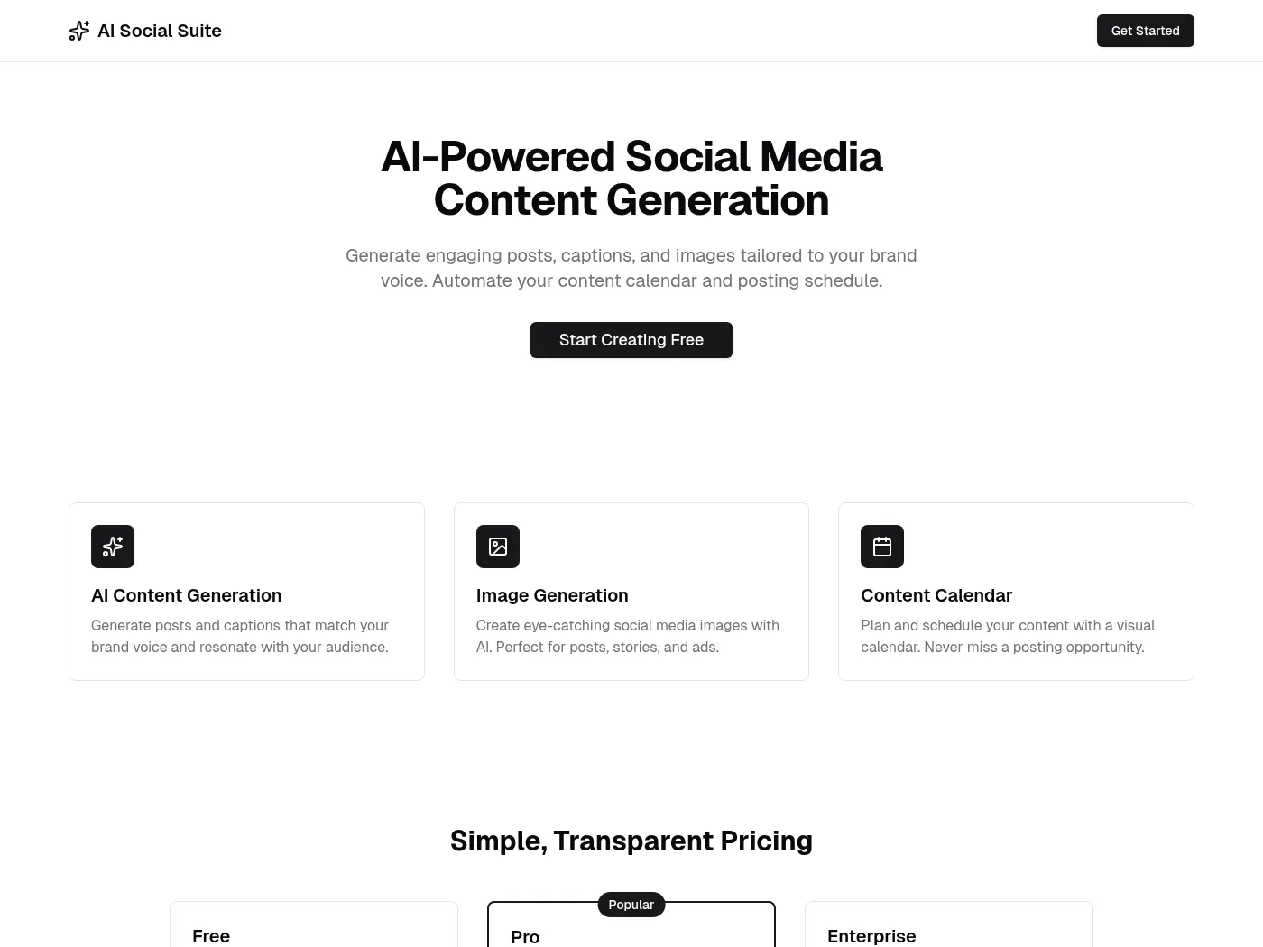 AI Social Media Suite