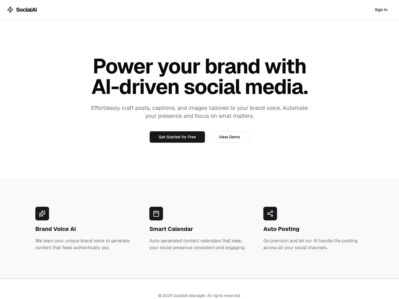 AI Social Media Manager