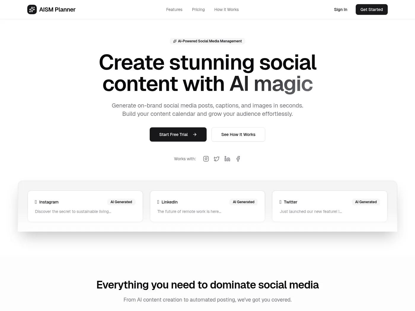 AISM Planner