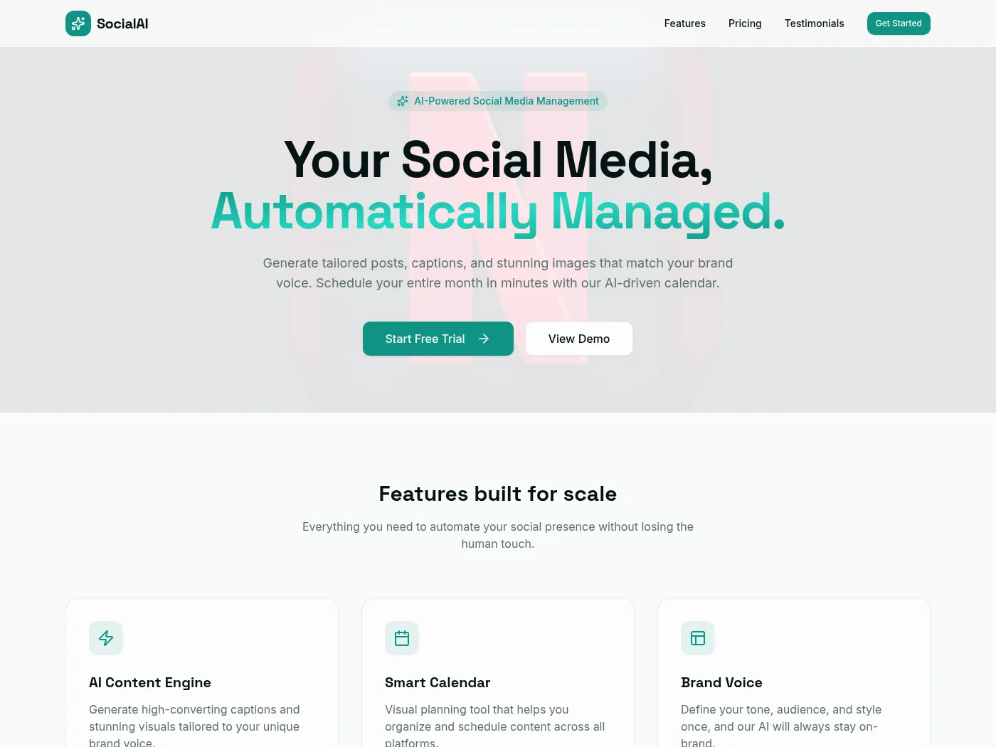 Social AI Manager