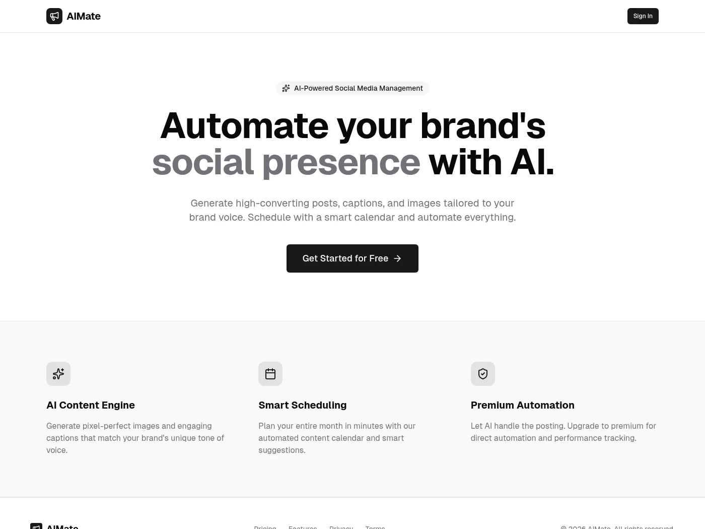 AIMate Social Scheduler