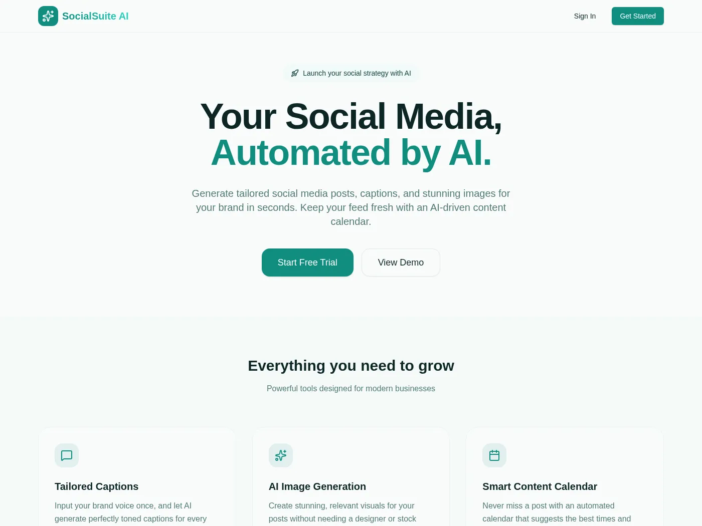 AI Social Media Suite