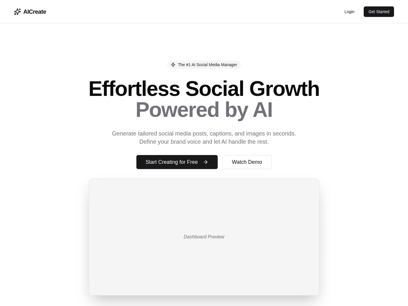 AICreate Social Manager