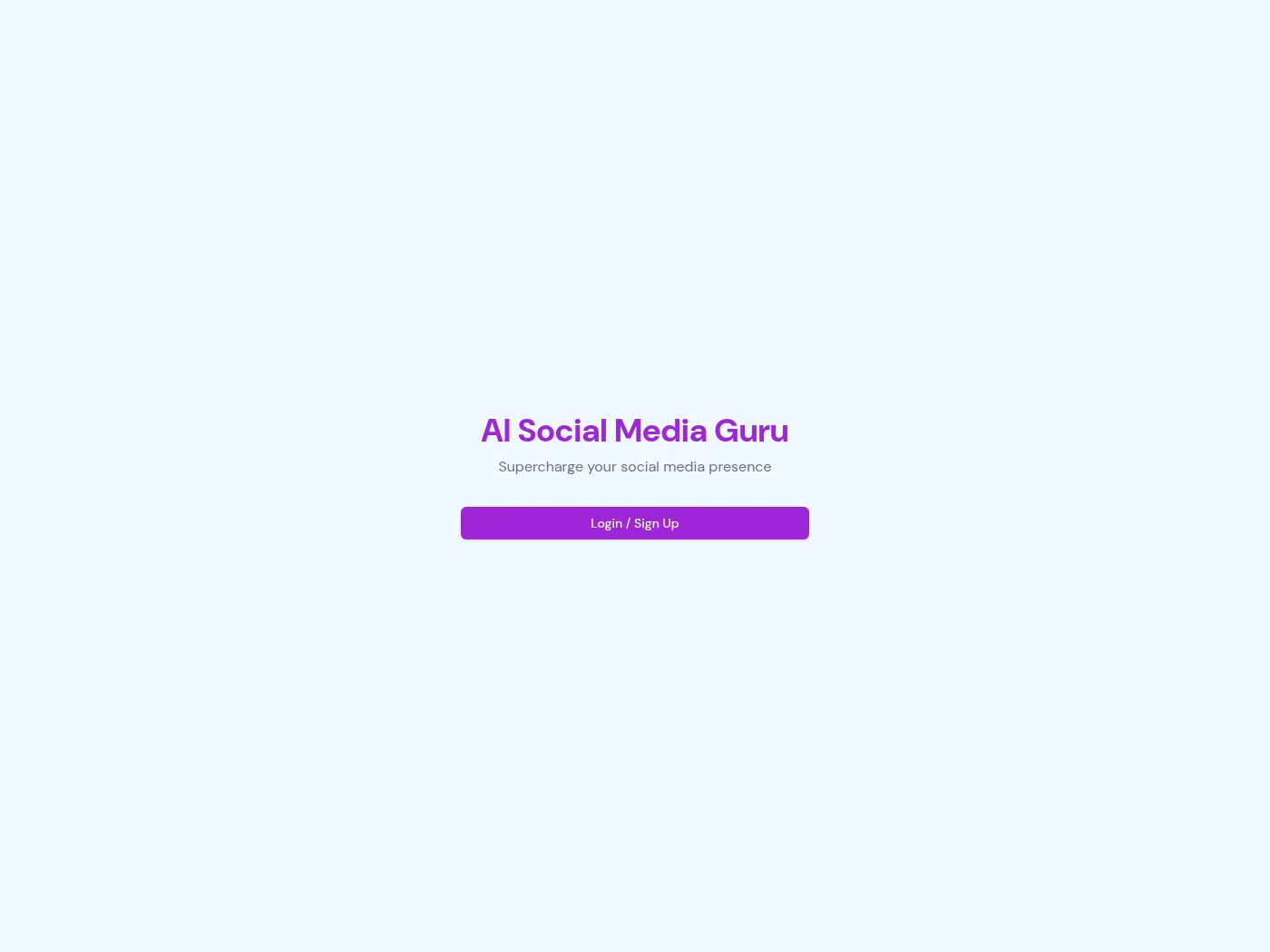 AI Social Media Guru