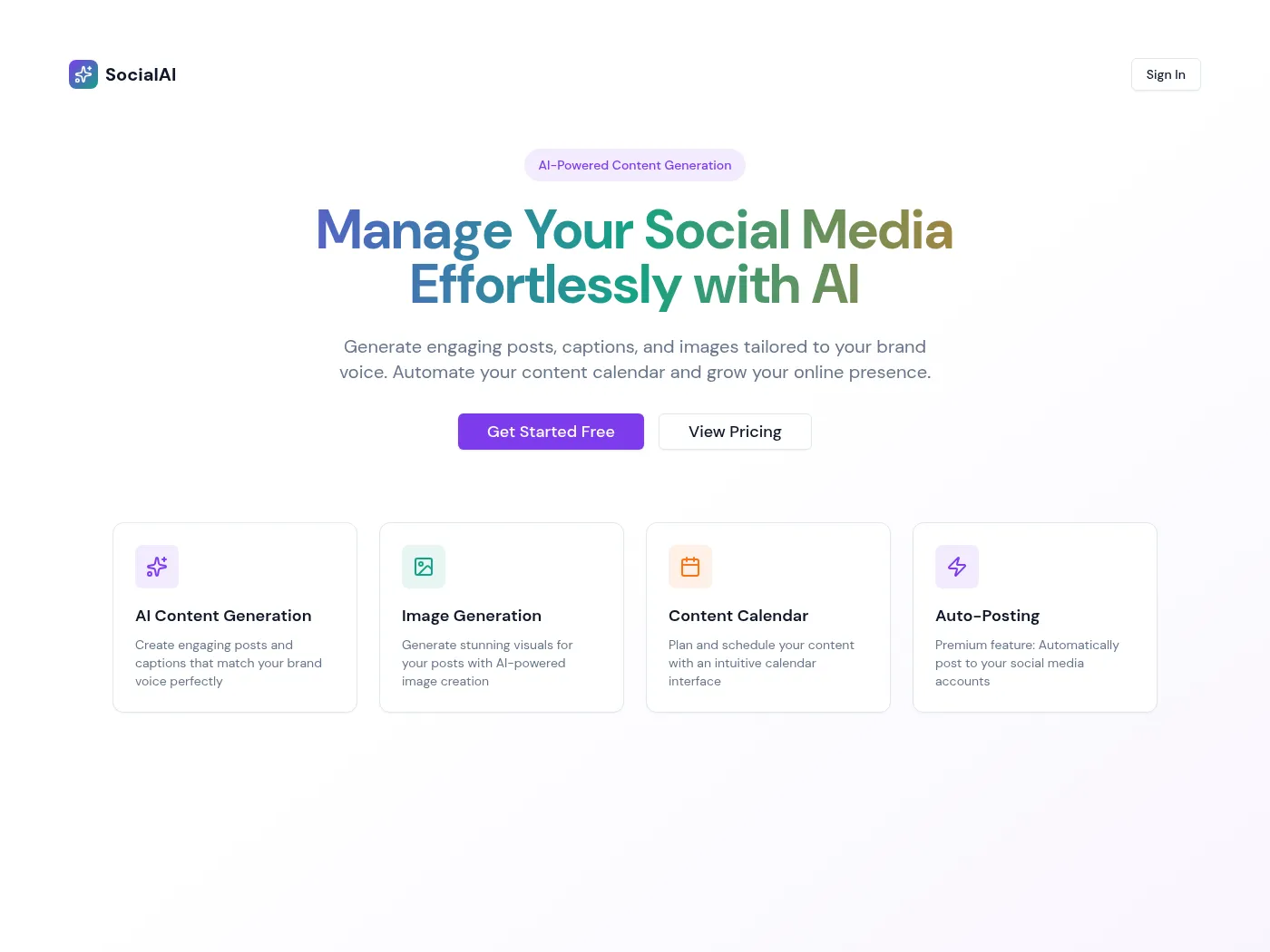 AI Social Media Manager