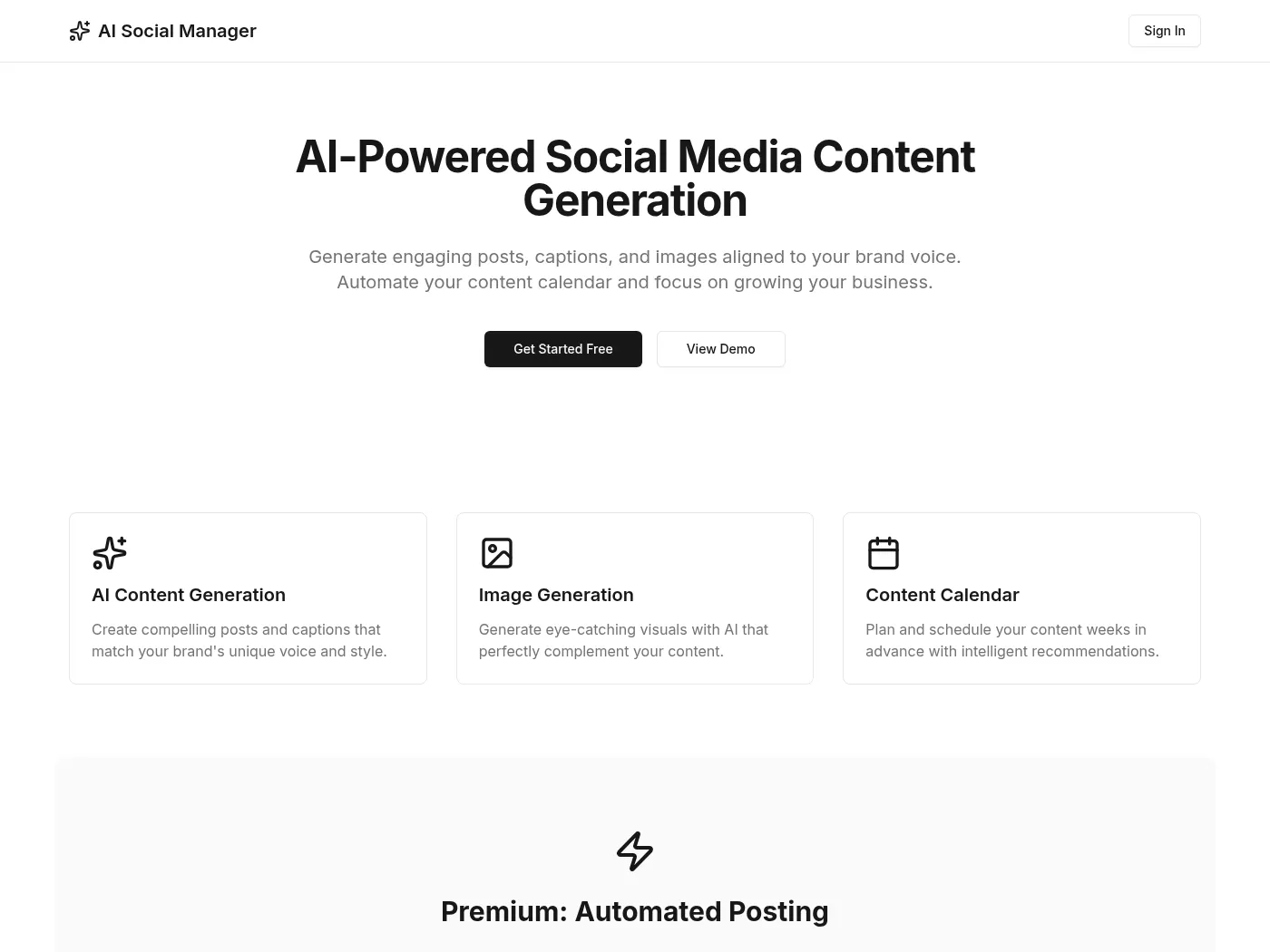 AI Social Media Manager