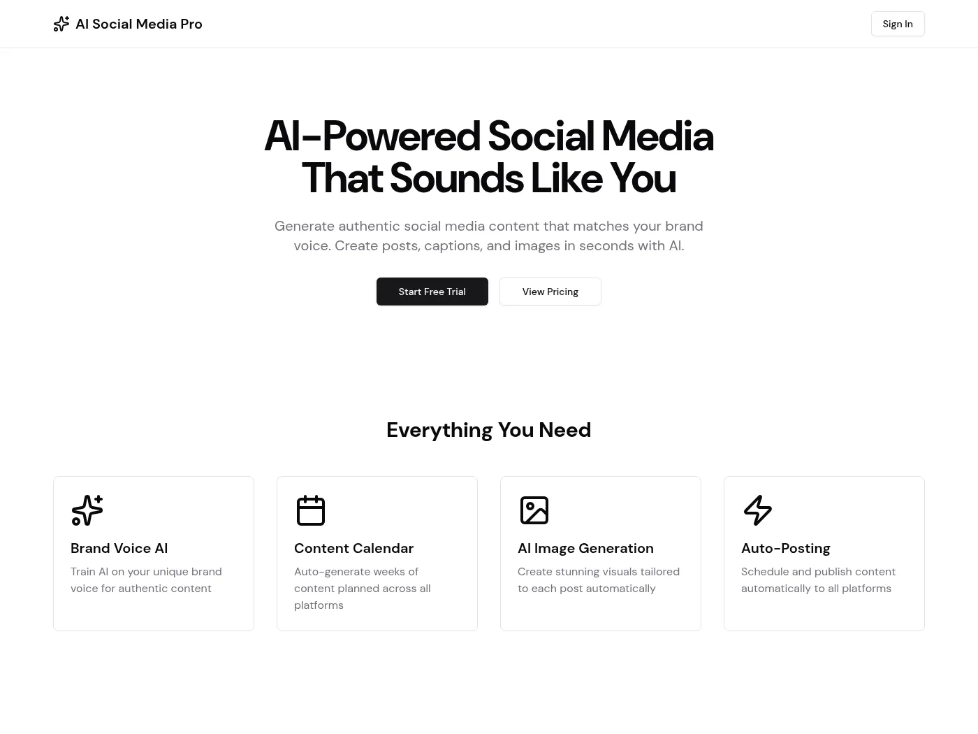 AI Social Media Pro