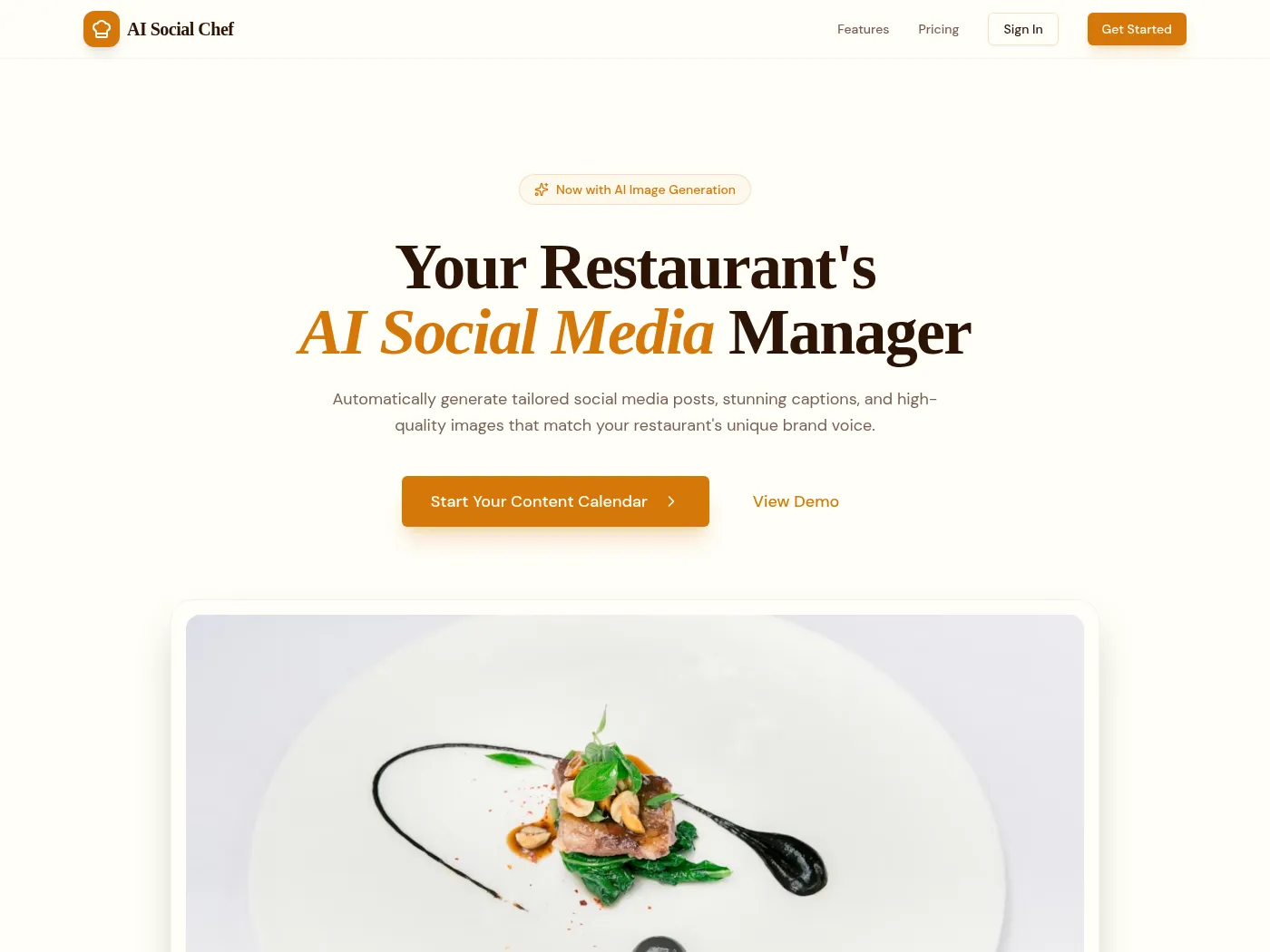 AI Social Chef