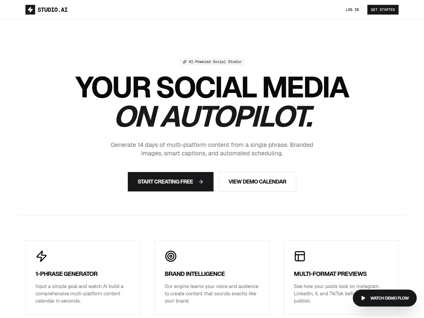 AI Social Media Studio