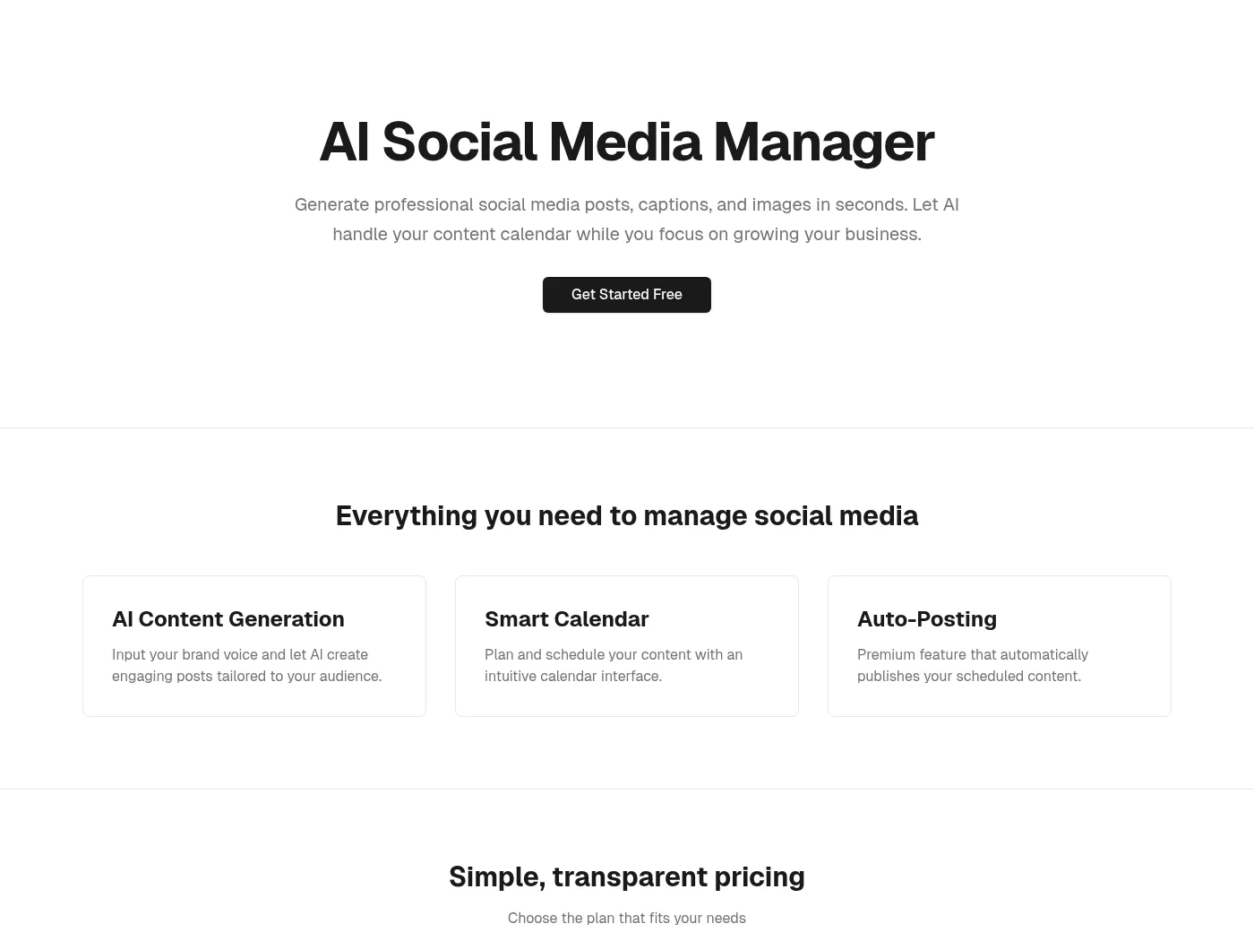 AI Social Media Manager