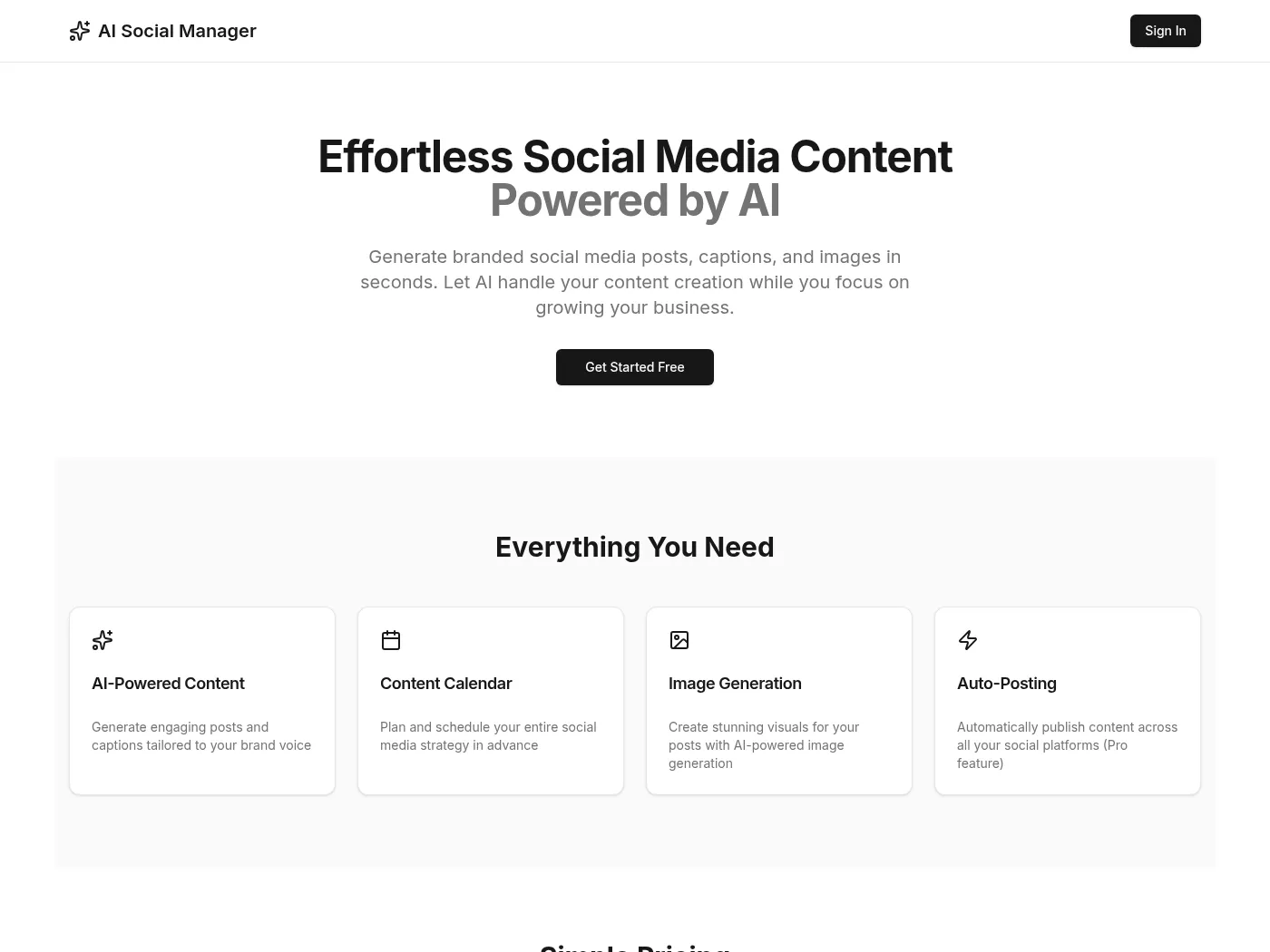 AI Social Media Manager