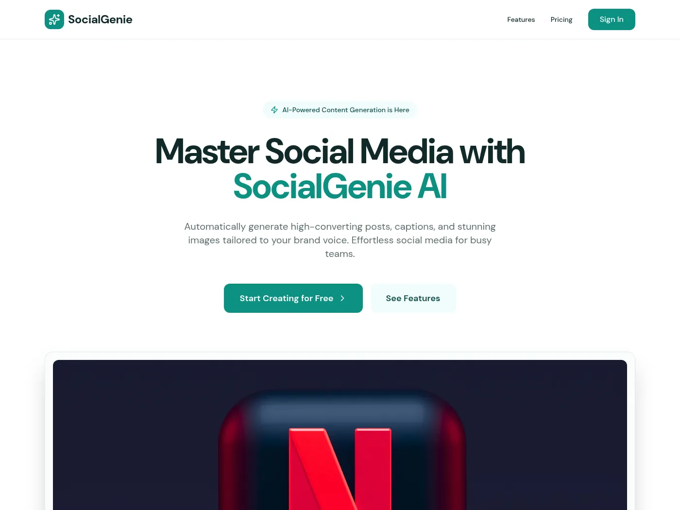 SocialGenie AI Manager