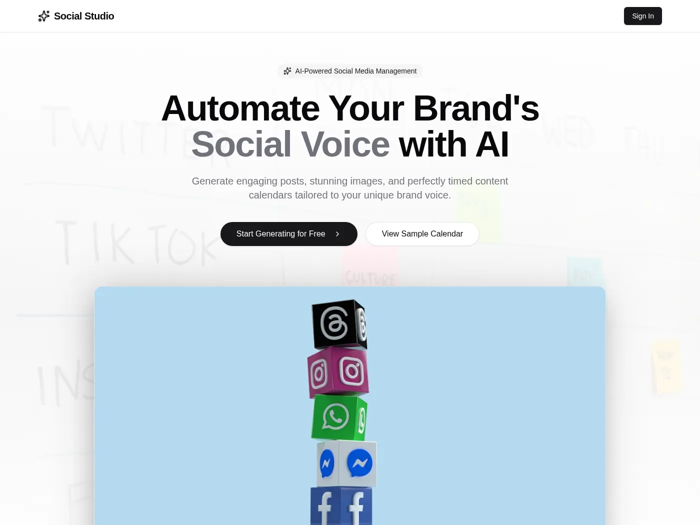 AI Social Media Studio