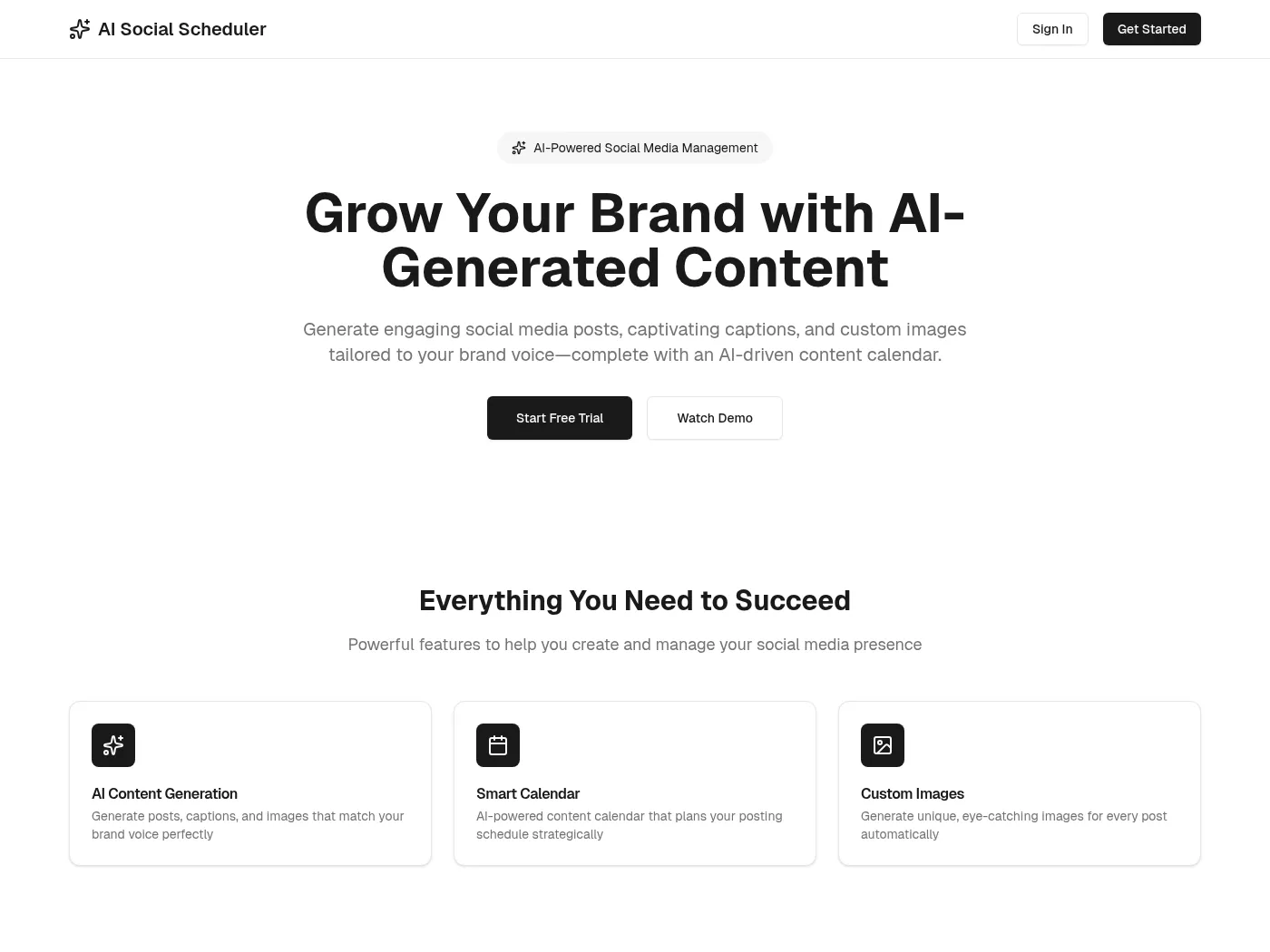 AI Social Scheduler