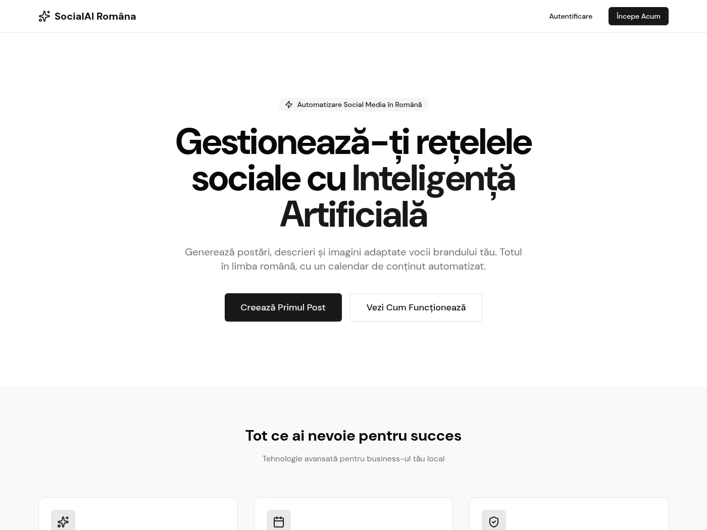 Romanian AI Social Manager