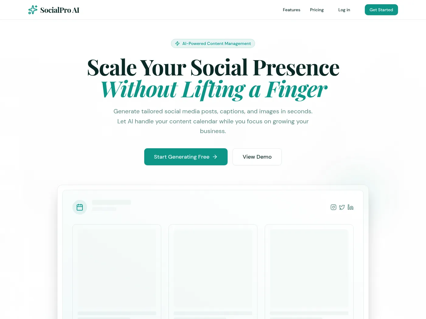 AI Social Media Pro