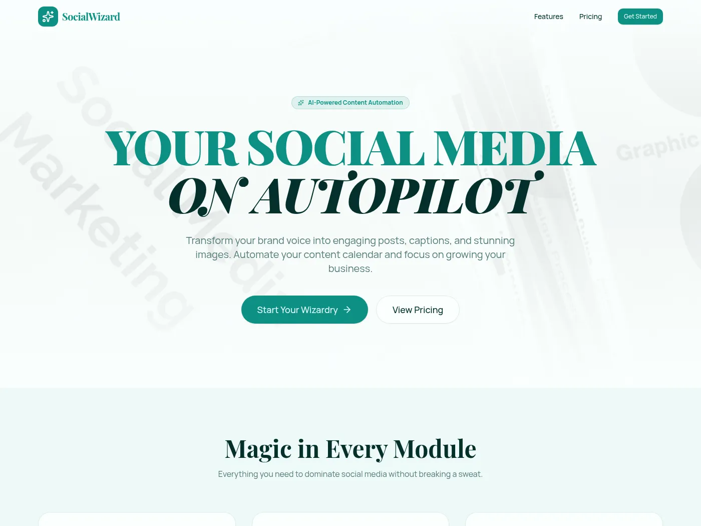AI Social Media Wizard