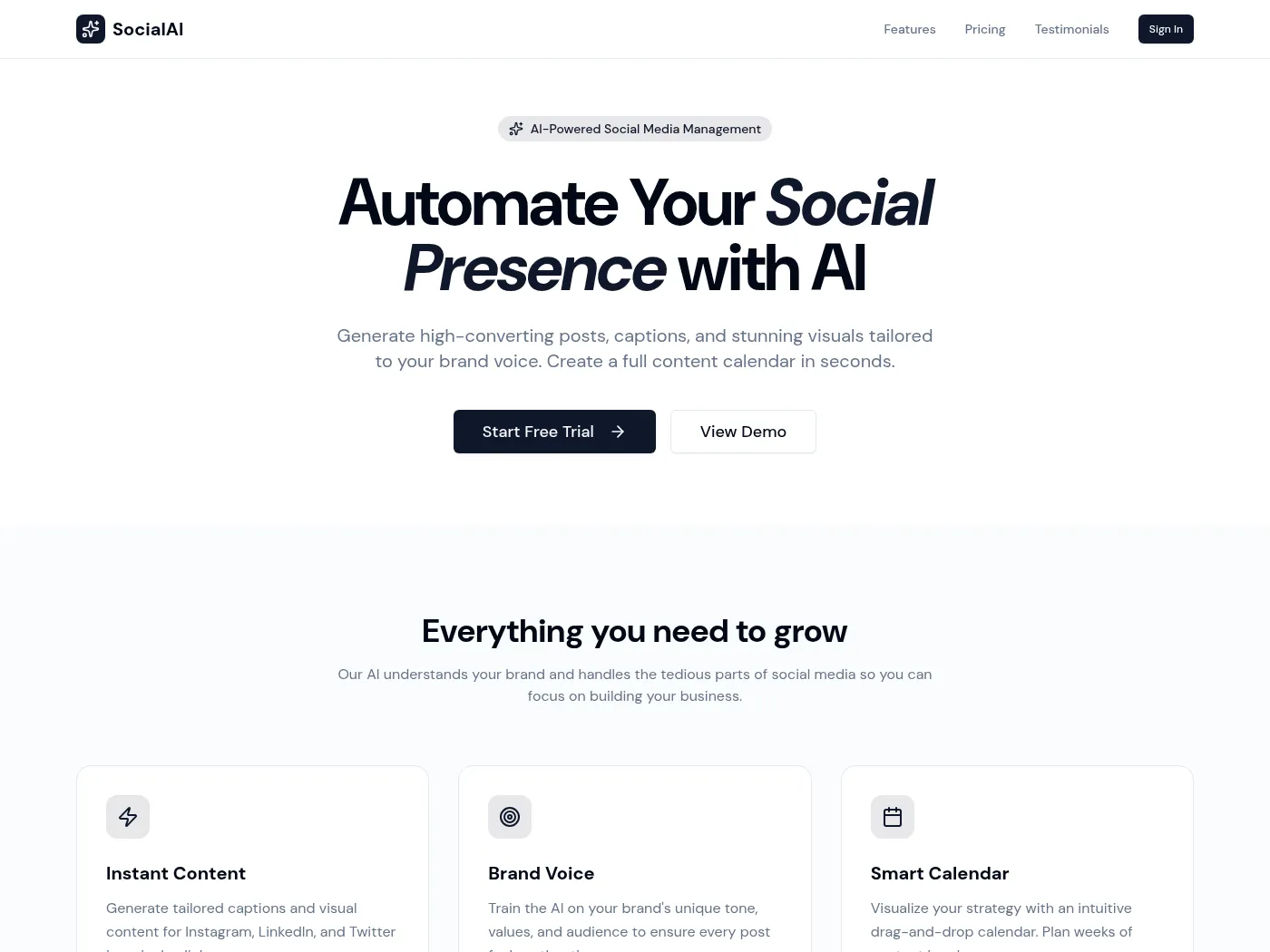 AI Social Scheduler