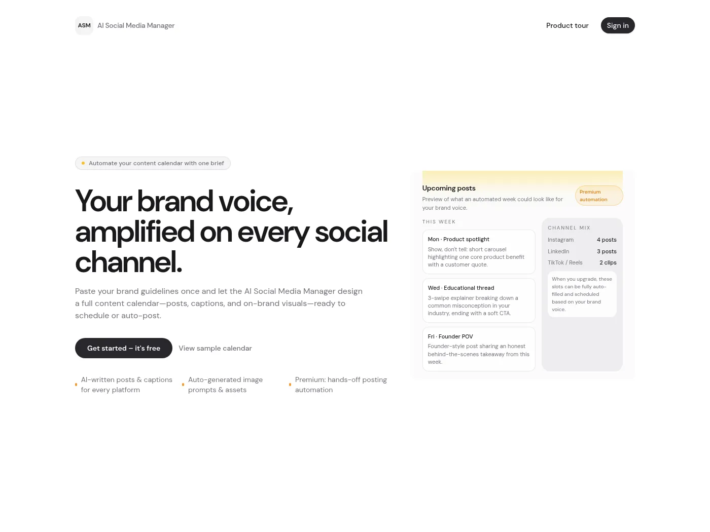 AI Social Media Manager