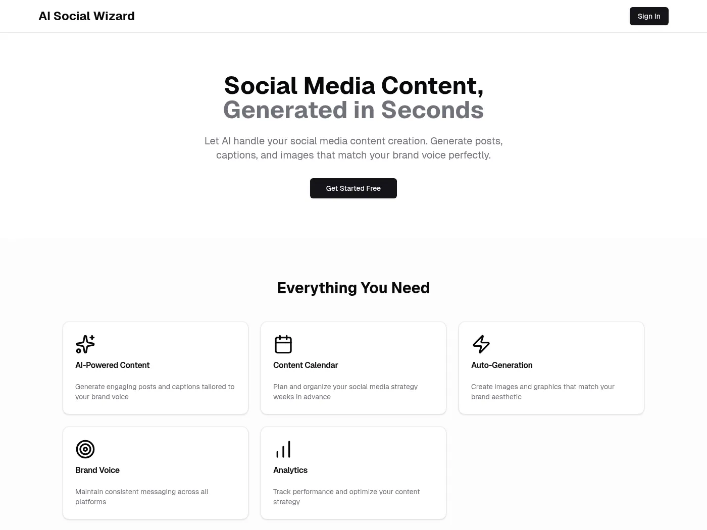 AI Social Media Wizard