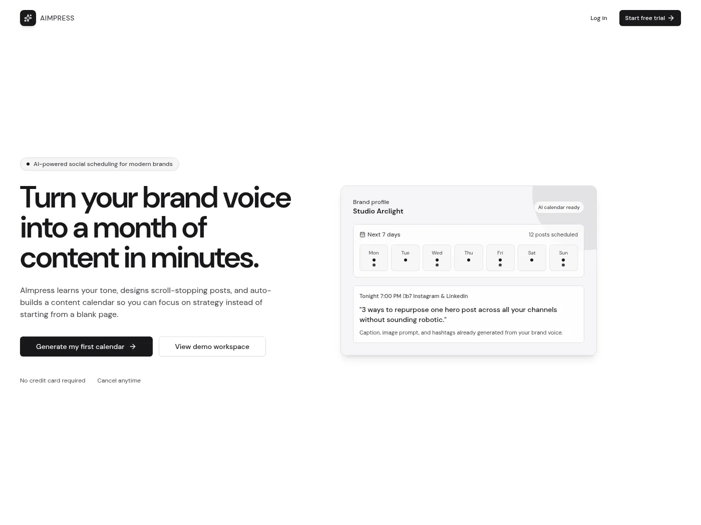 AImpress Social Manager