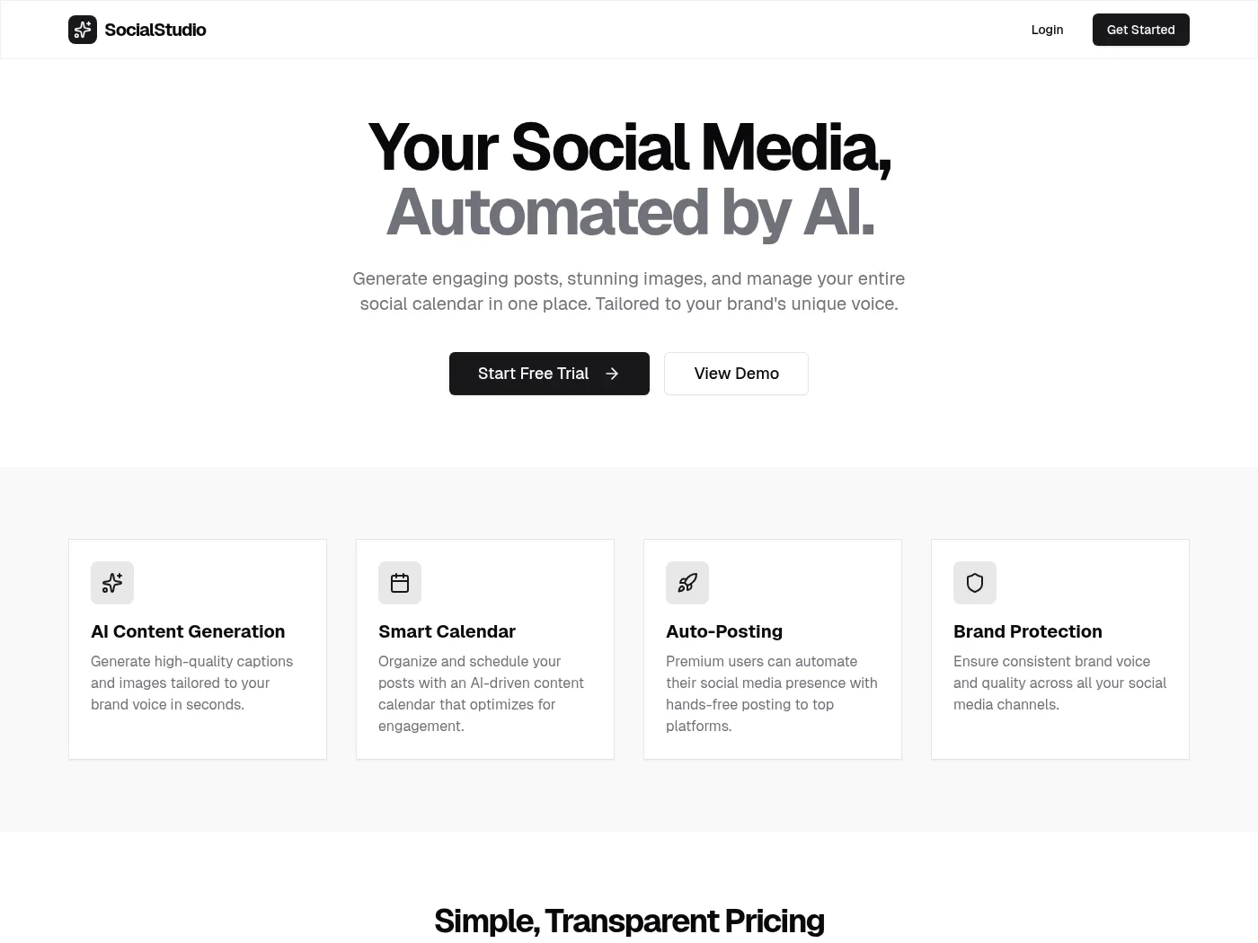 AI Social Studio