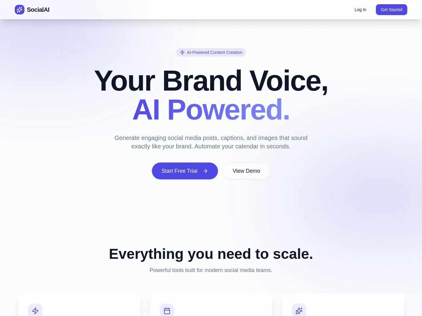 SocialAI Manager