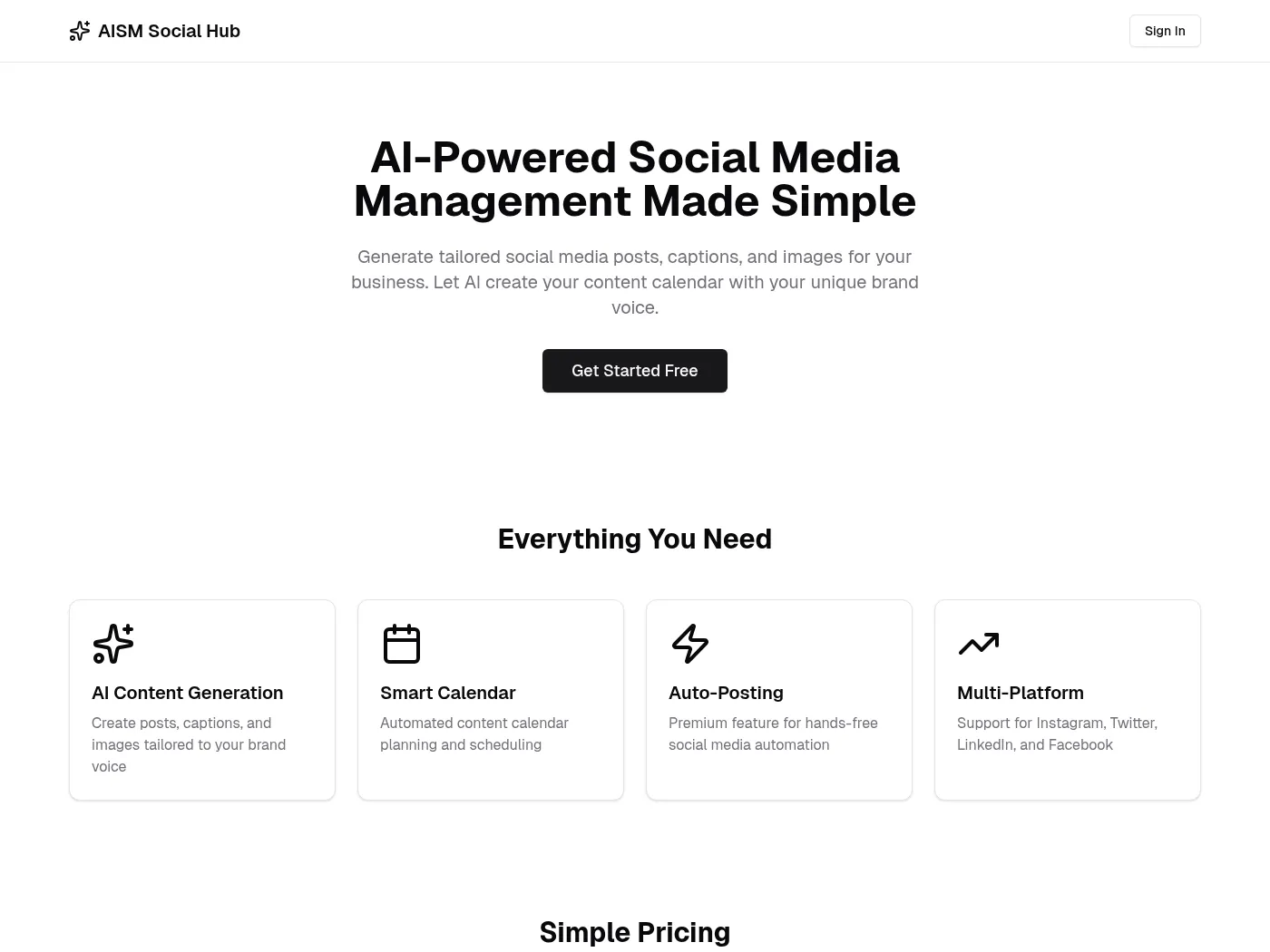 AISM Social Hub