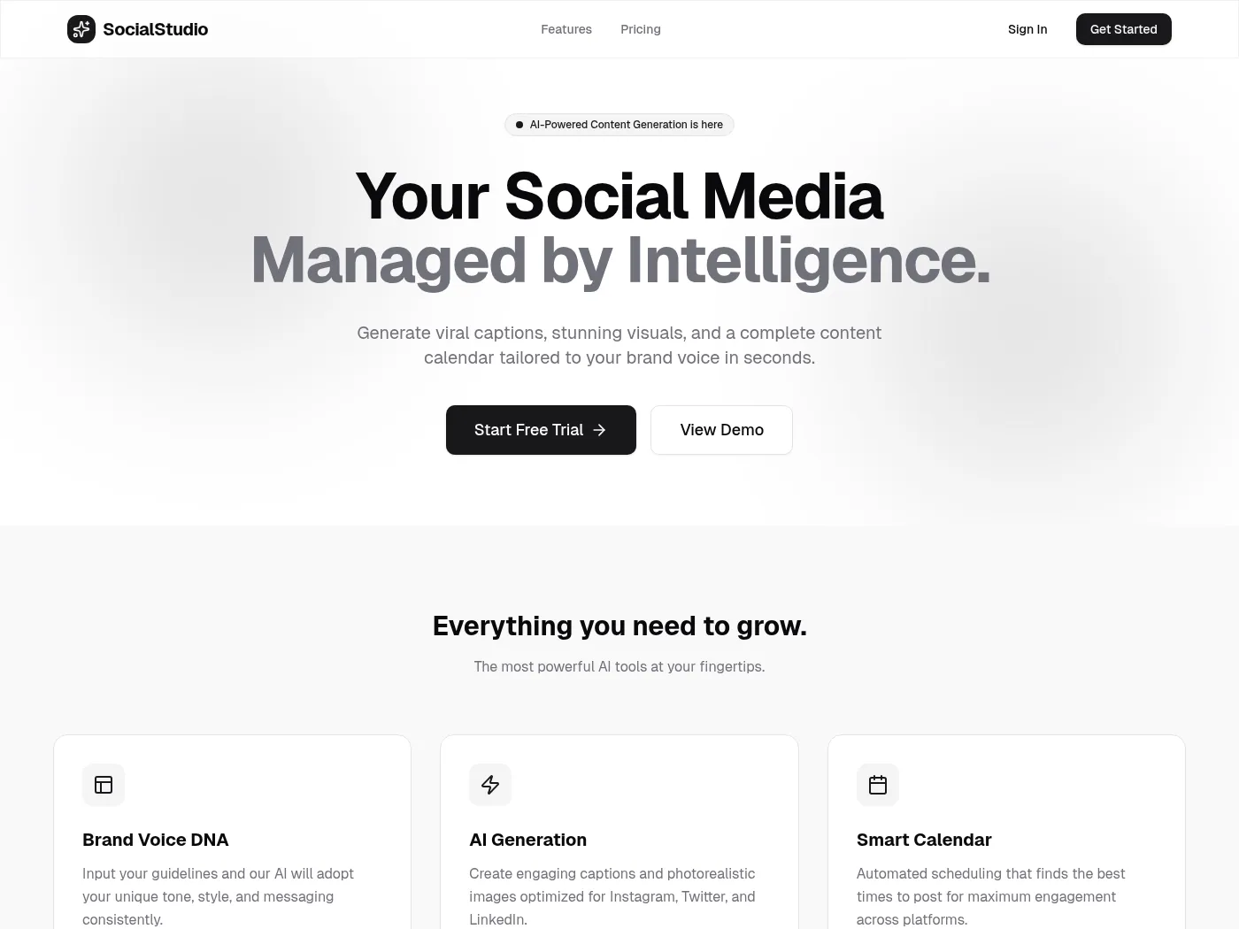 AI Social Studio