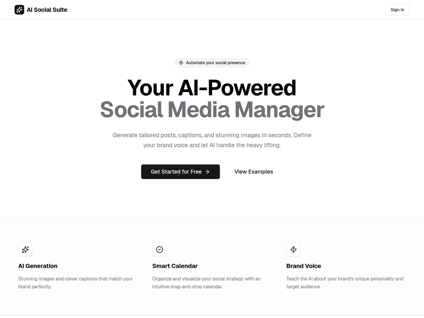 AI Social Suite