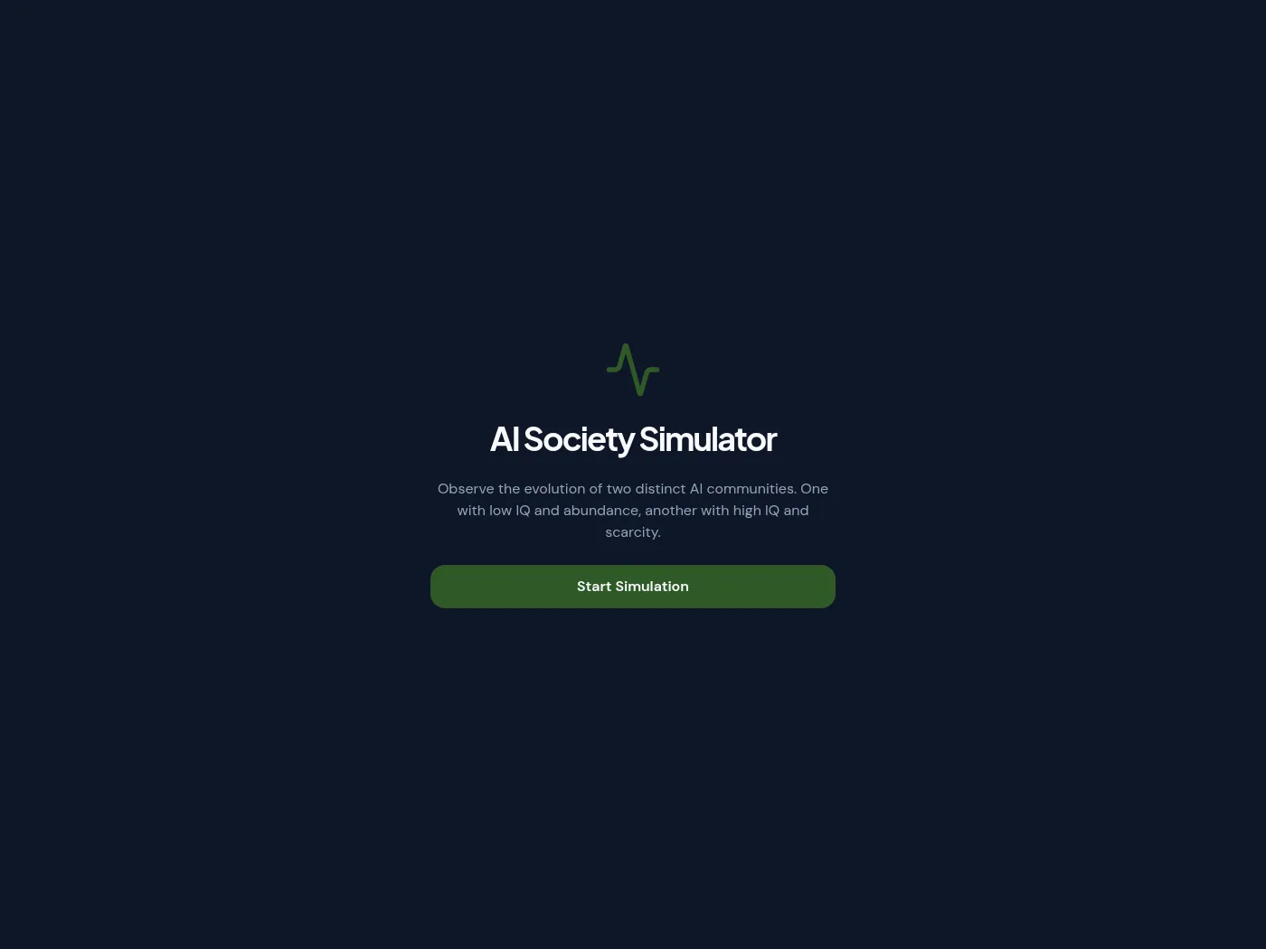 AI Society Simulator
