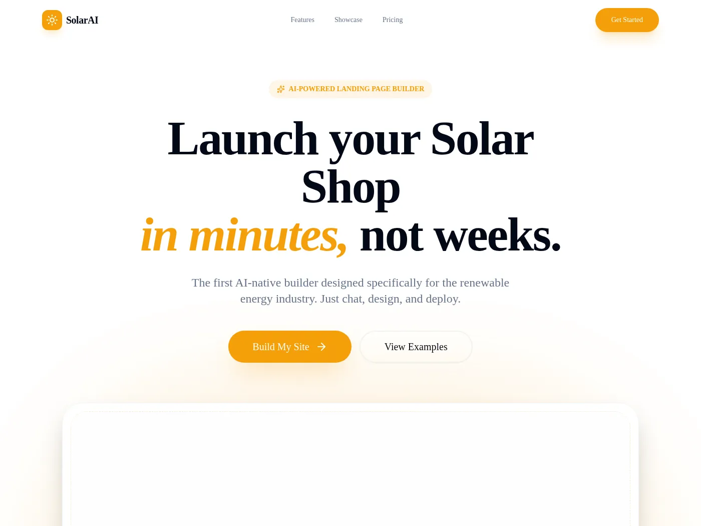 SolarAI Landing Builder