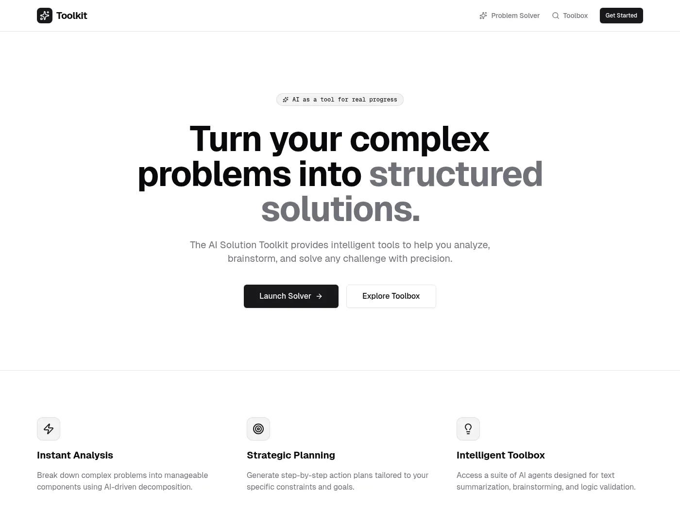 AI Solution Toolkit