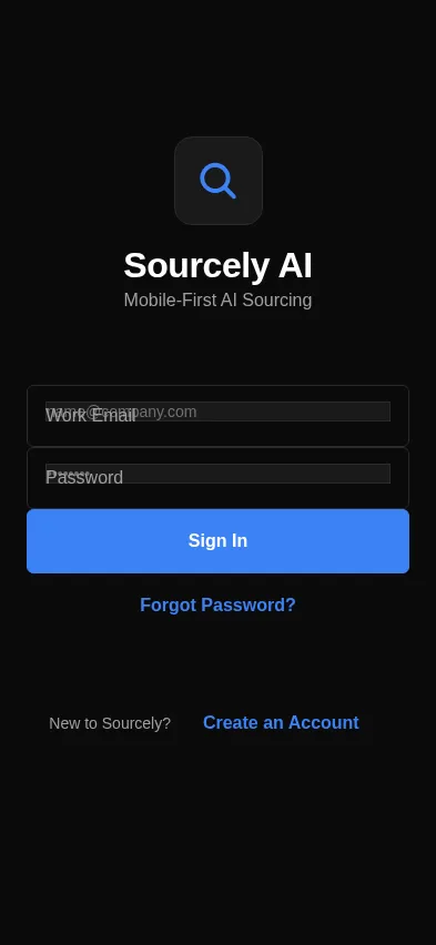 Sourcely AI Sourcing App