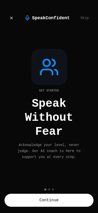 SpeakConfident AI Coach