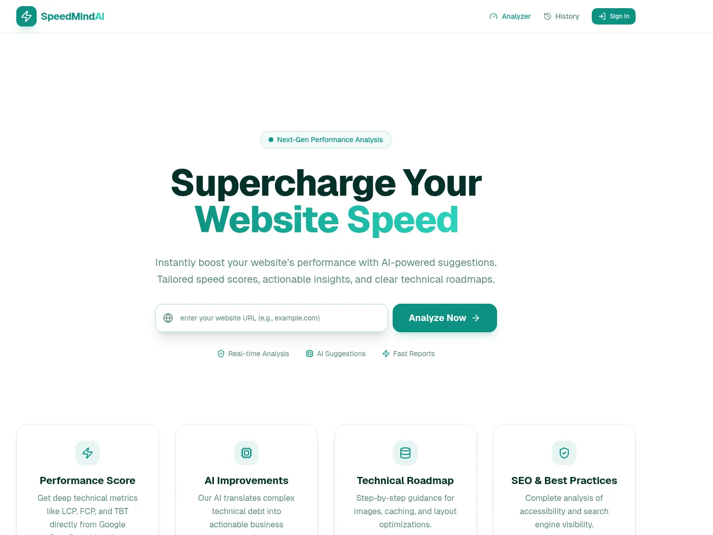 AI Website Speed Optimizer