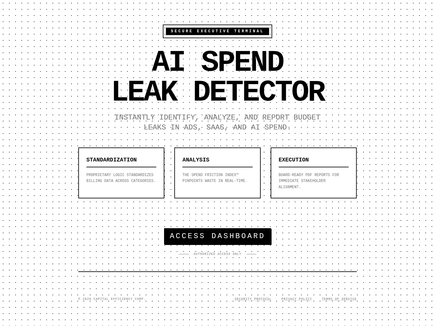 AI Spend Leak Detector