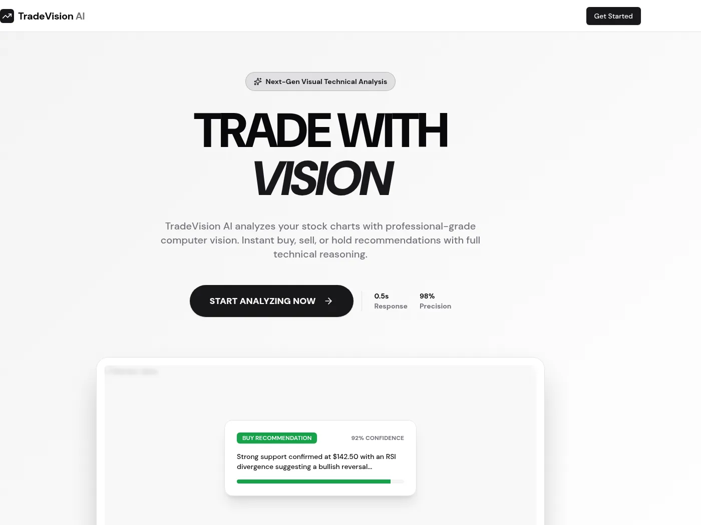TradeVision AI Analyzer