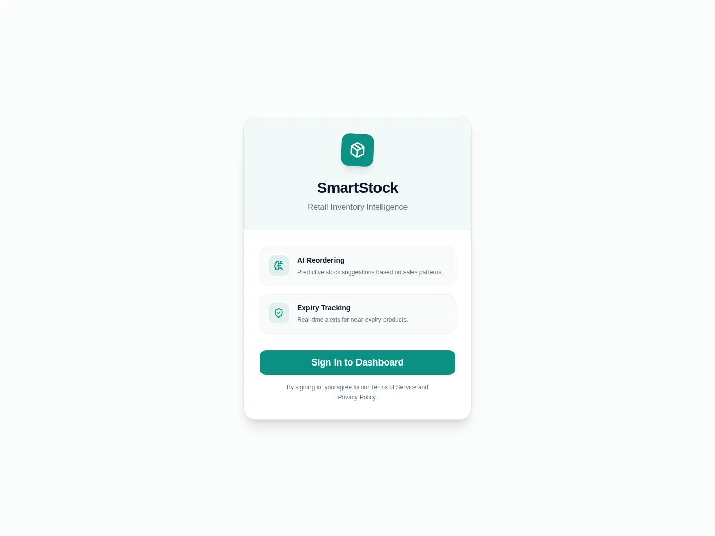 SmartStock Food Retail