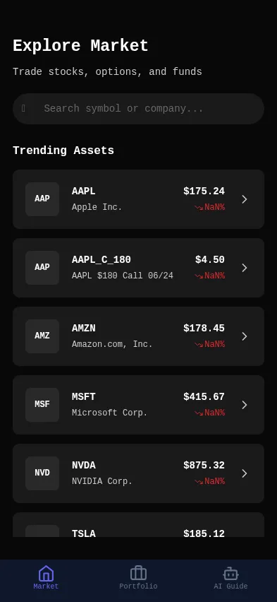 AI Stock Trading Simulator