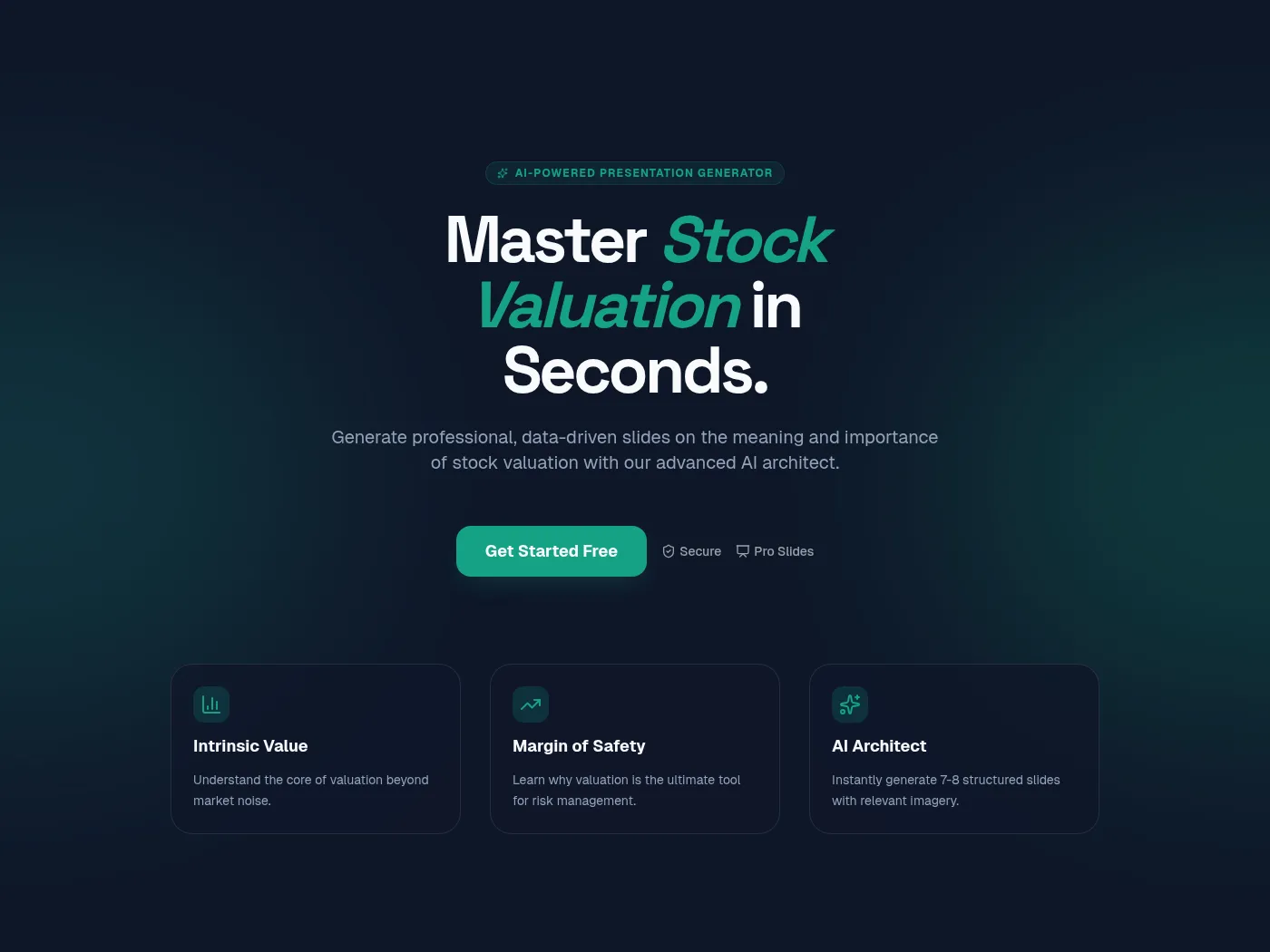 AI Stock Valuation Slides