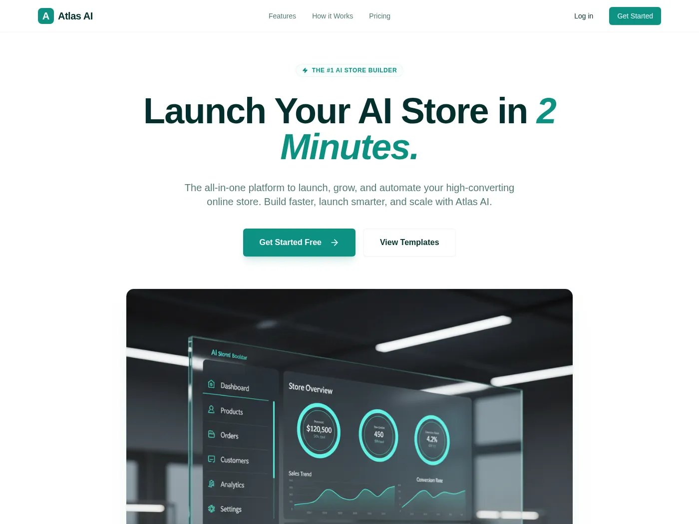 Atlas AI Store Clone