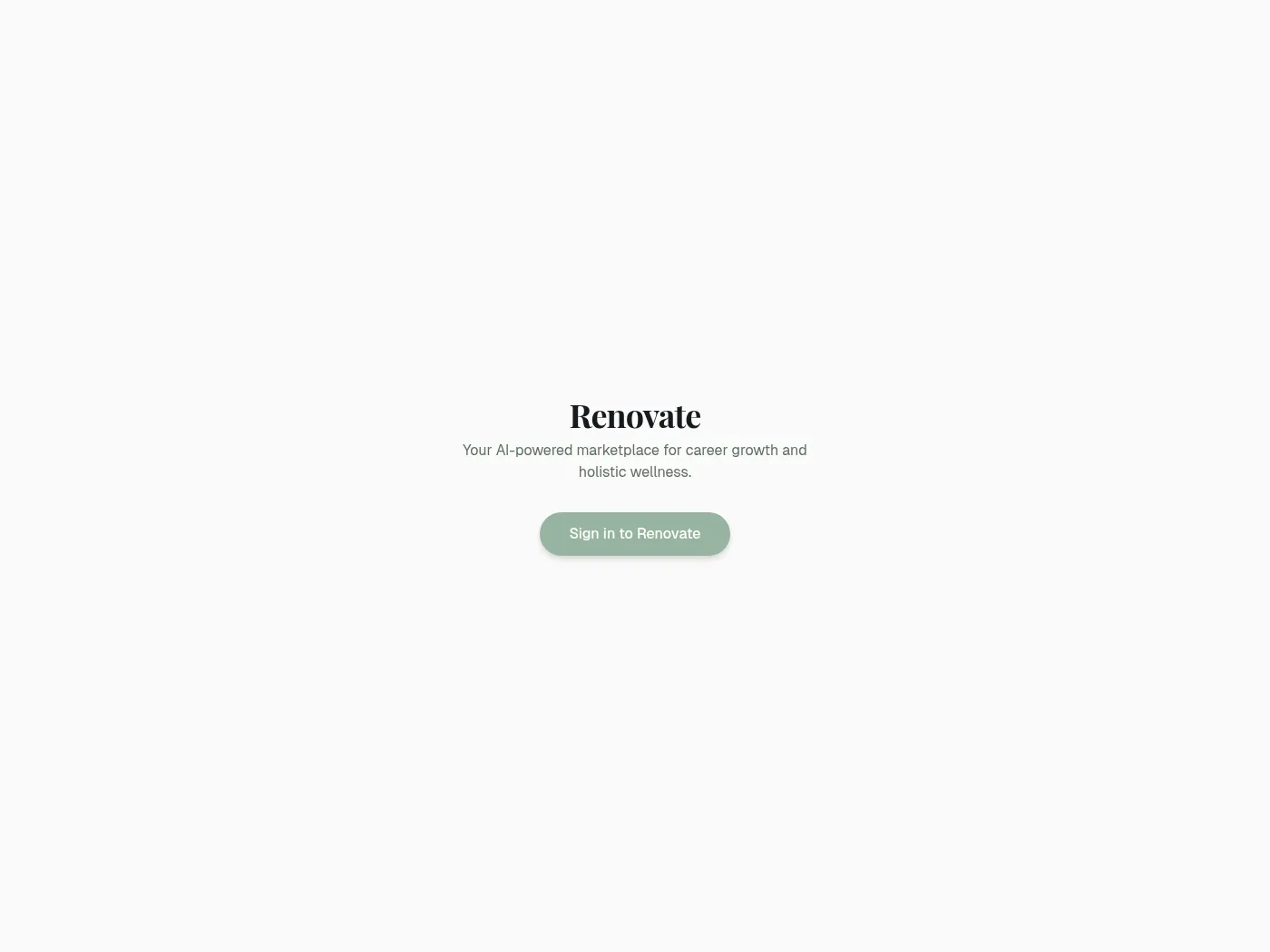 Renovate Online Store