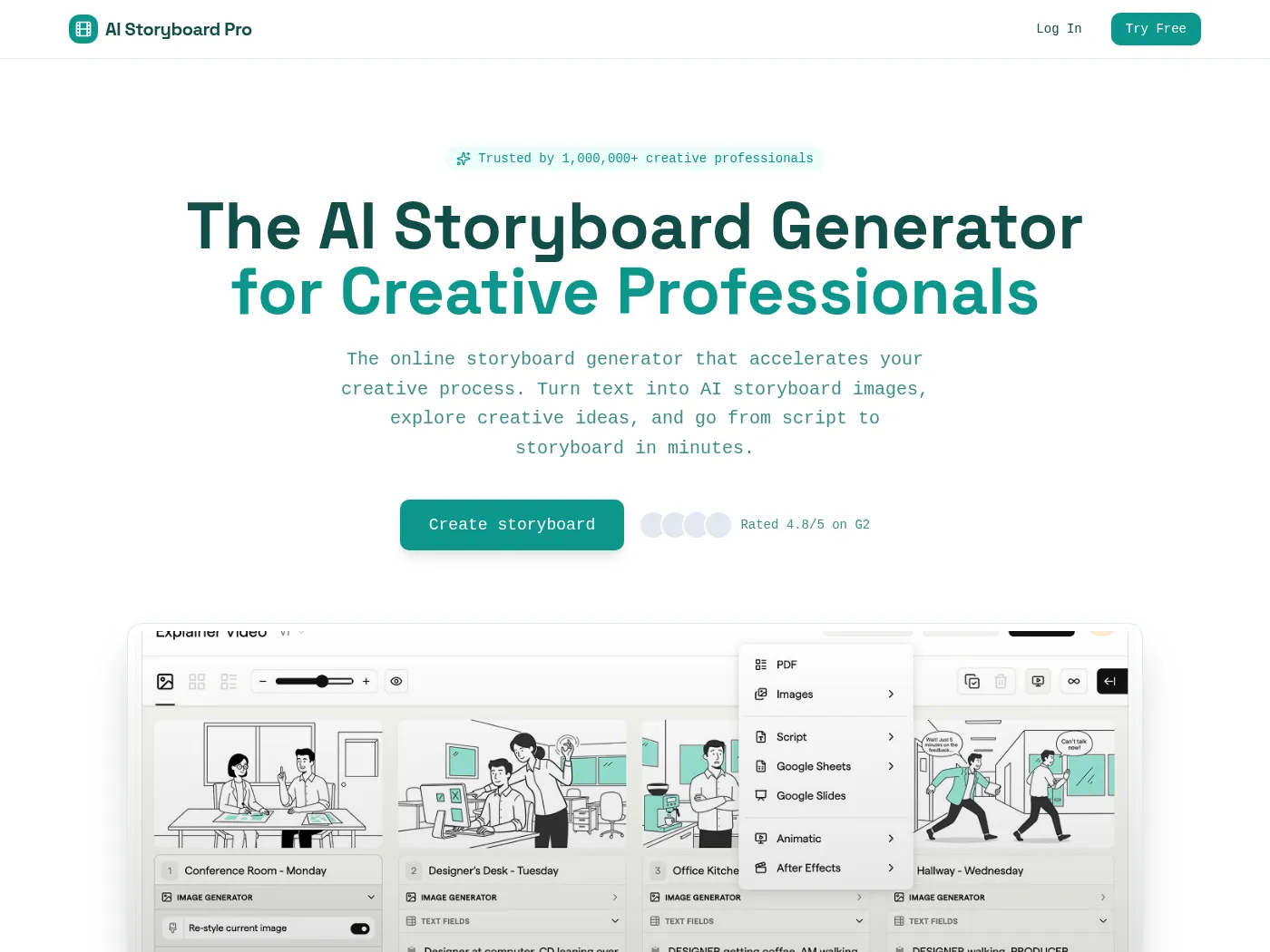 AI Storyboard Pro