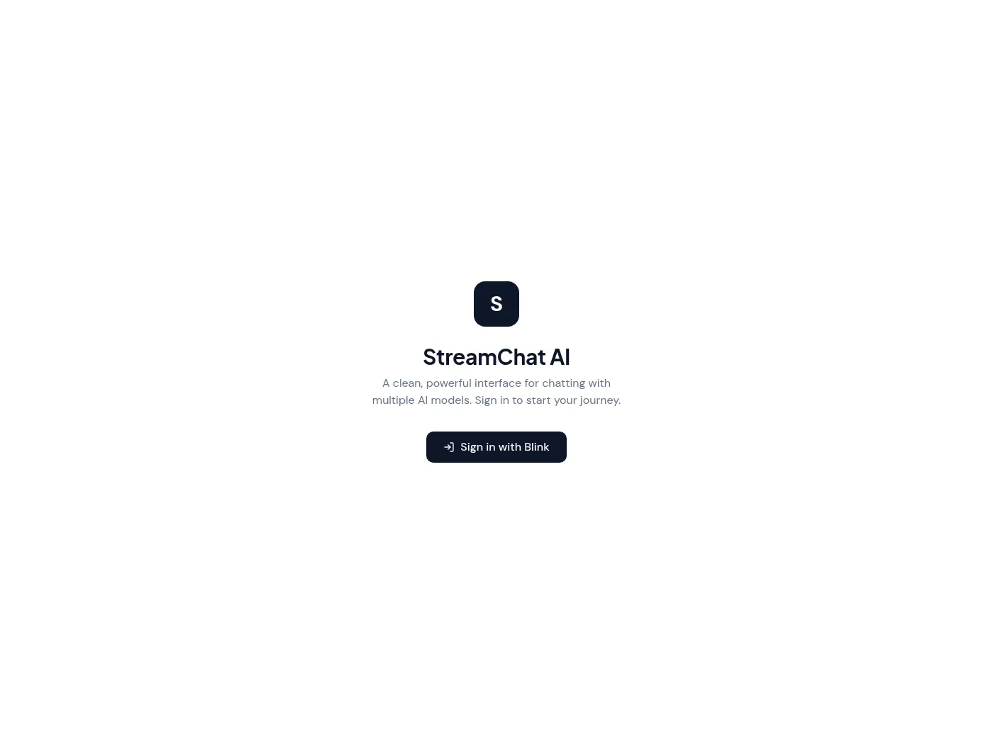 StreamChat AI Interface
