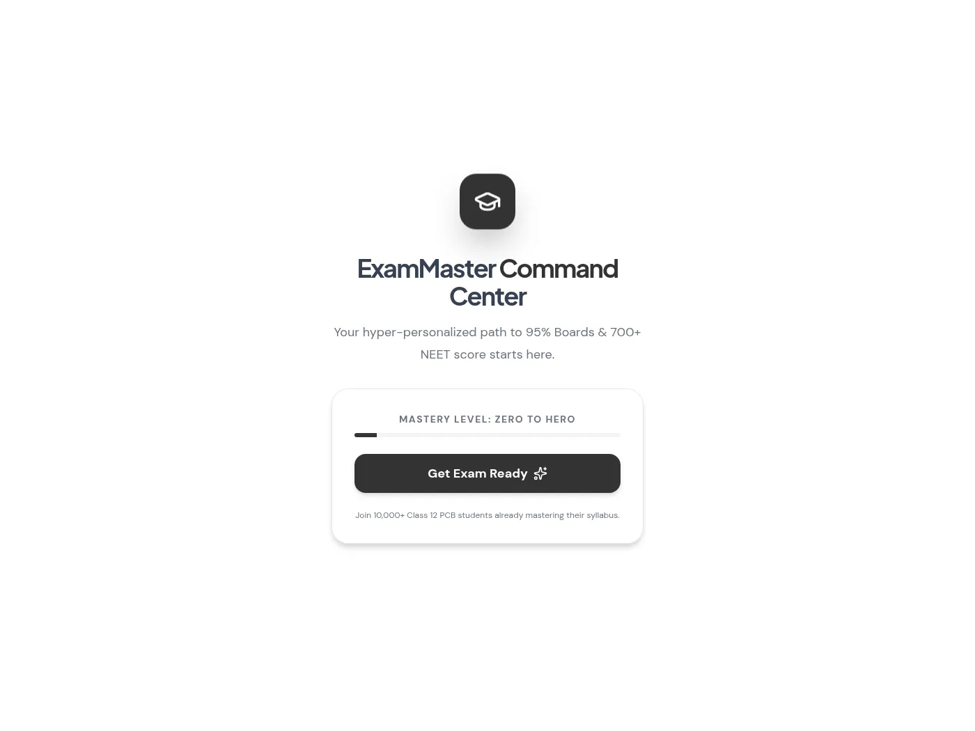 ExamMaster Command Center