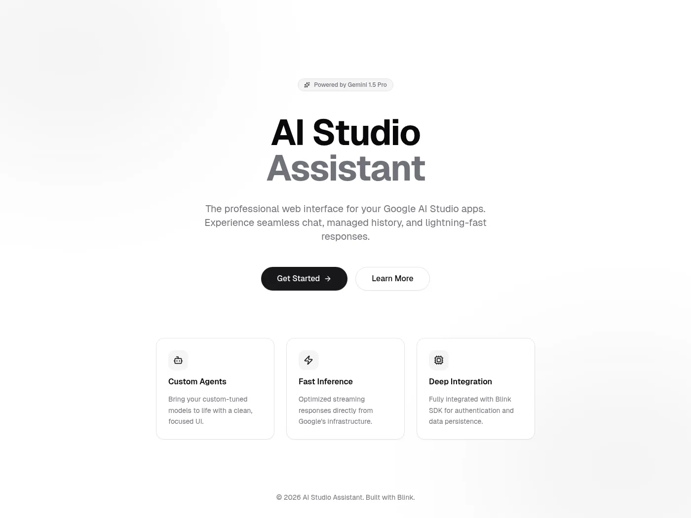 AI Studio Assistant