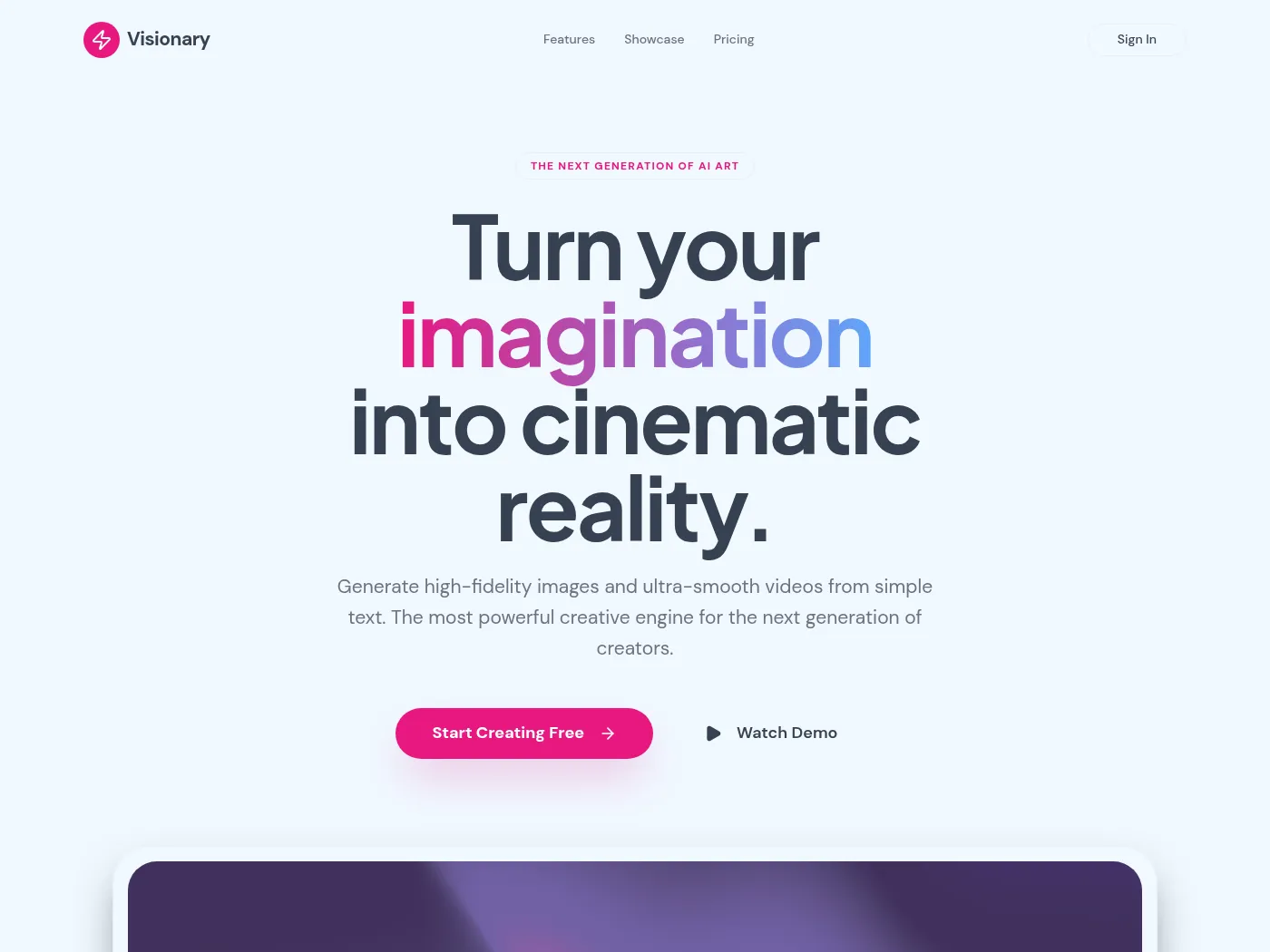 Visionary AI Studio
